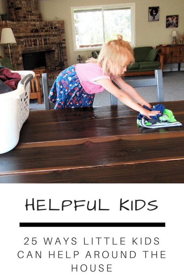 25 ways little kids can help around the house – Fit Mama Real Food