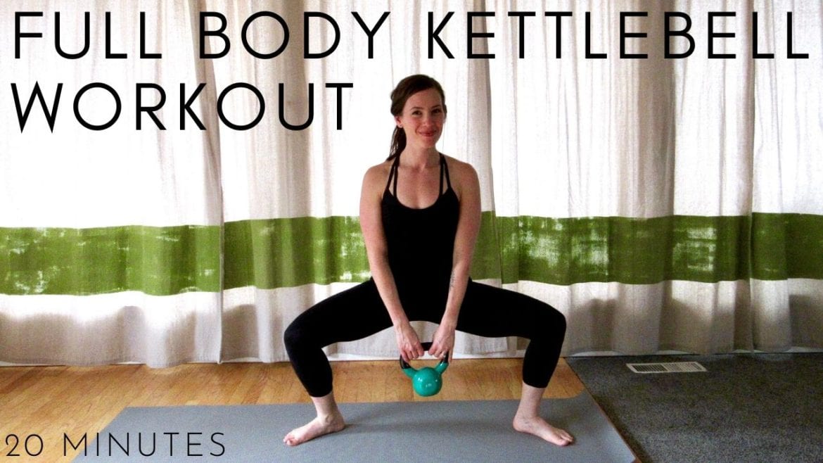 20 Minute Quick Full Body at Home Kettlebell Workout Video – Fit Mama ...