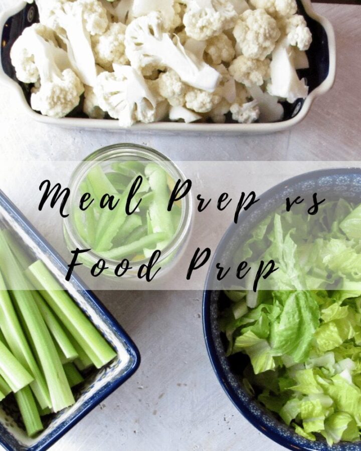 meal prep versus food prep – Fit Mama Real Food