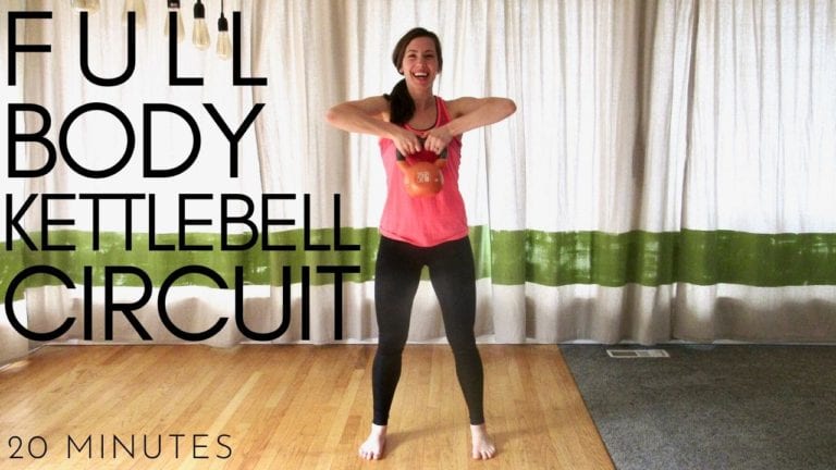 20 Minute Full Body Kettlebell Circuit Workout Video – Fit Mama Real Food
