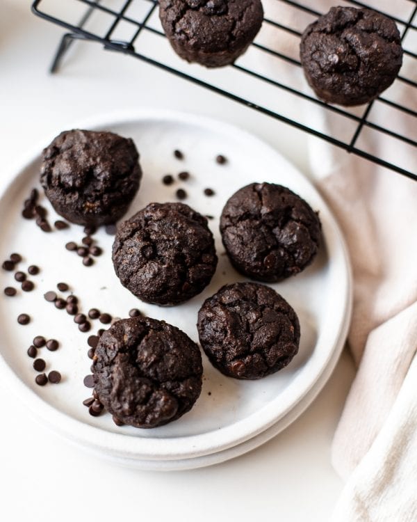 Chocolate Protein Muffins with Spirulina + VIDEO – Fit Mama Real Food