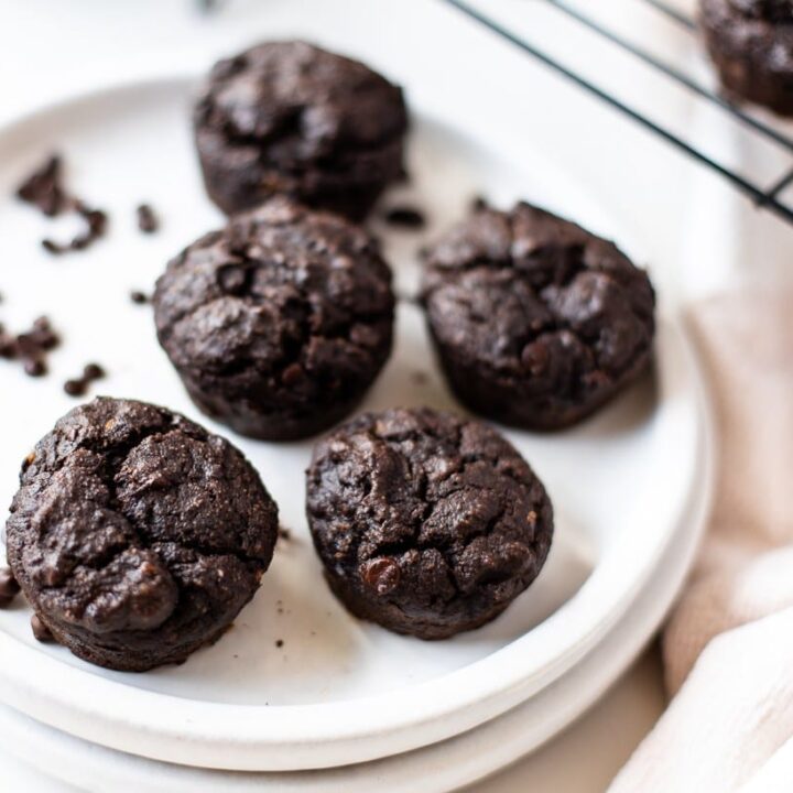 Chocolate Protein Muffins with Spirulina + VIDEO – Fit Mama Real Food