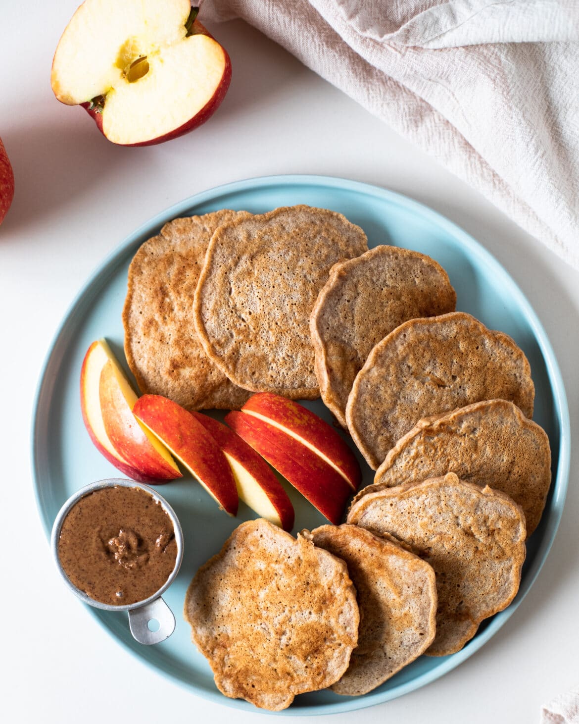 Whole Grain Apple Pie Pancakes – Fit Mama Real Food