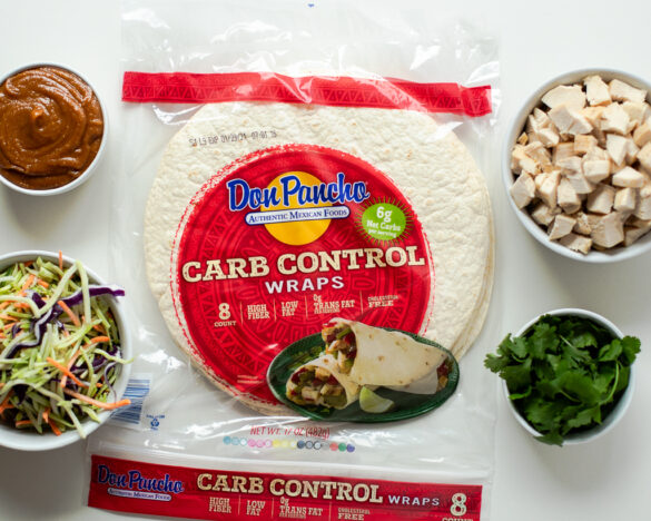 Thai Peanut Chicken Wraps (Low Carb) – Fit Mama Real Food