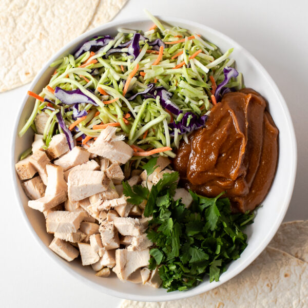 Thai Peanut Chicken Wraps (Low Carb) – Fit Mama Real Food
