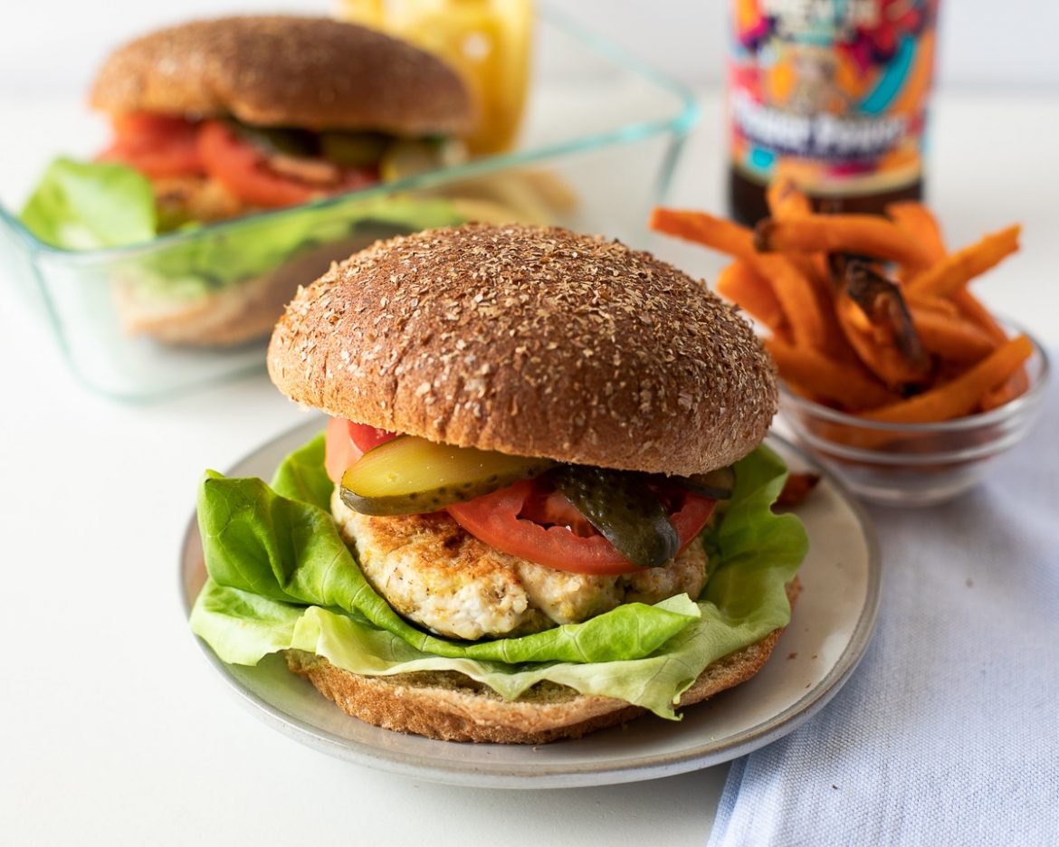 6 Ingredient Healthy Ground Chicken Burger Recipe – Fit Mama Real Food