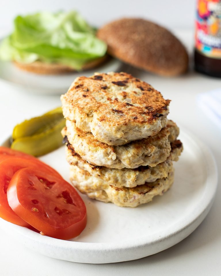 6 Ingredient Healthy Ground Chicken Burger Recipe – Fit Mama Real Food