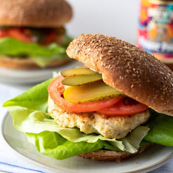 6 Ingredient Healthy Ground Chicken Burger Recipe – Fit Mama Real Food