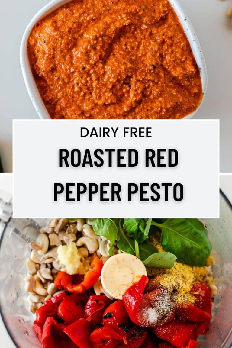 Easy 8 Ingredient Roasted Red Pepper Pesto Recipe – Fit Mama Real Food