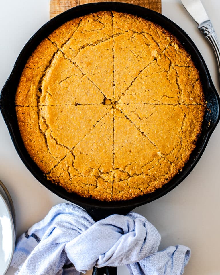 Sweet Cornbread Recipe Cast Iron Skillet – Fit Mama Real Food