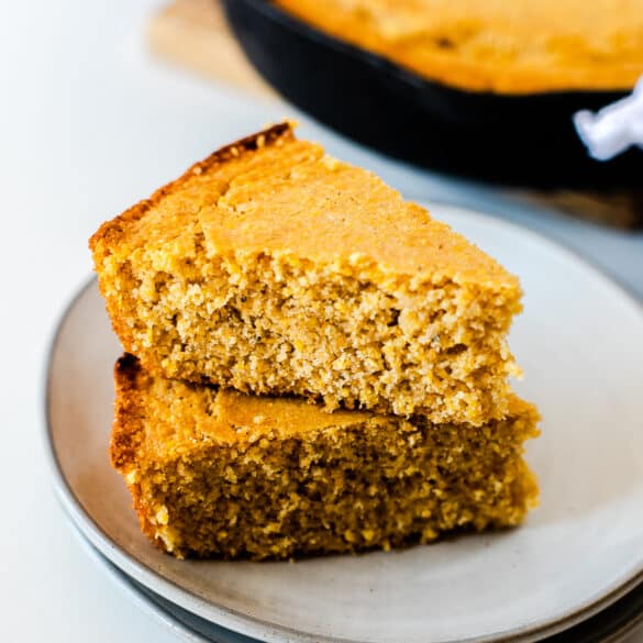 Sweet Cornbread Recipe Cast Iron Skillet – Fit Mama Real Food
