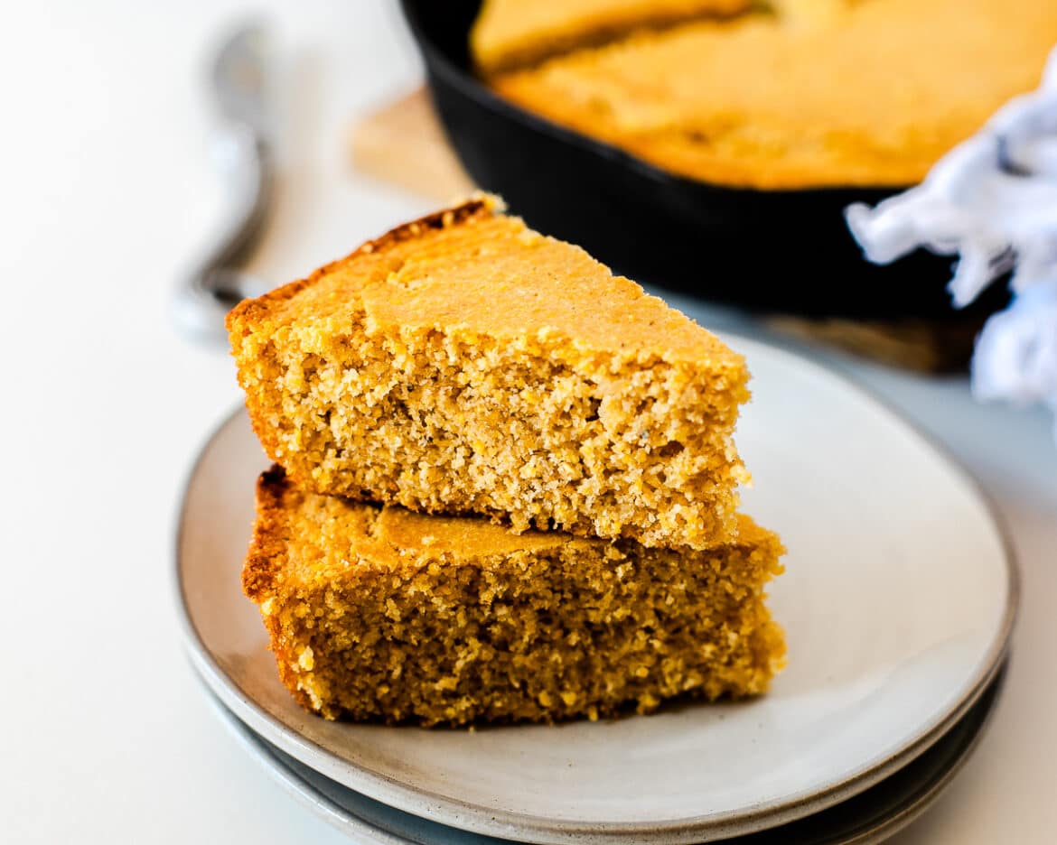 Sweet Cornbread Recipe Cast Iron Skillet – Fit Mama Real Food