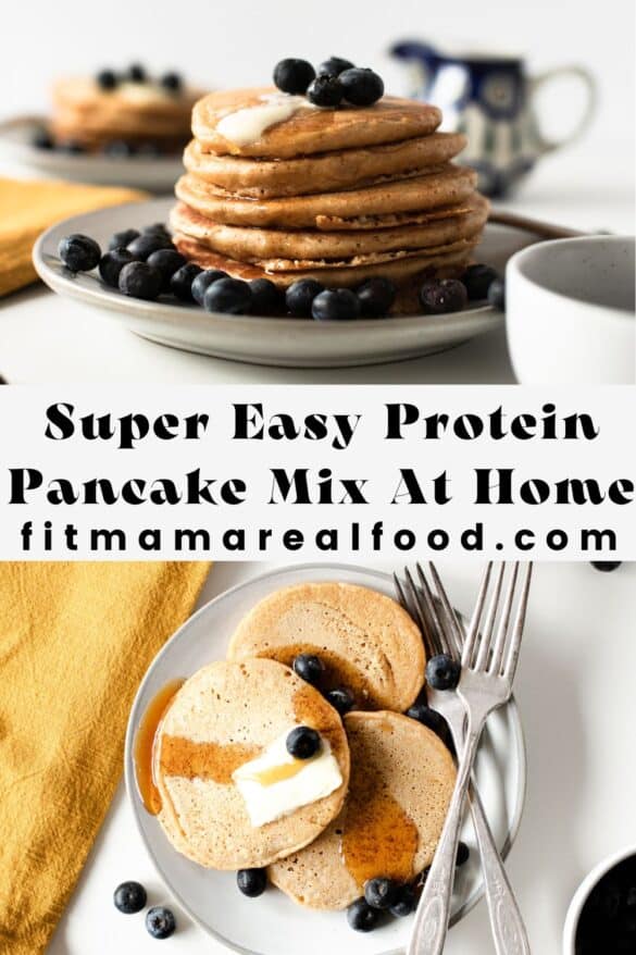 Healthy High Protein Pancake Mix Recipe - Homemade! – Fit Mama Real Food