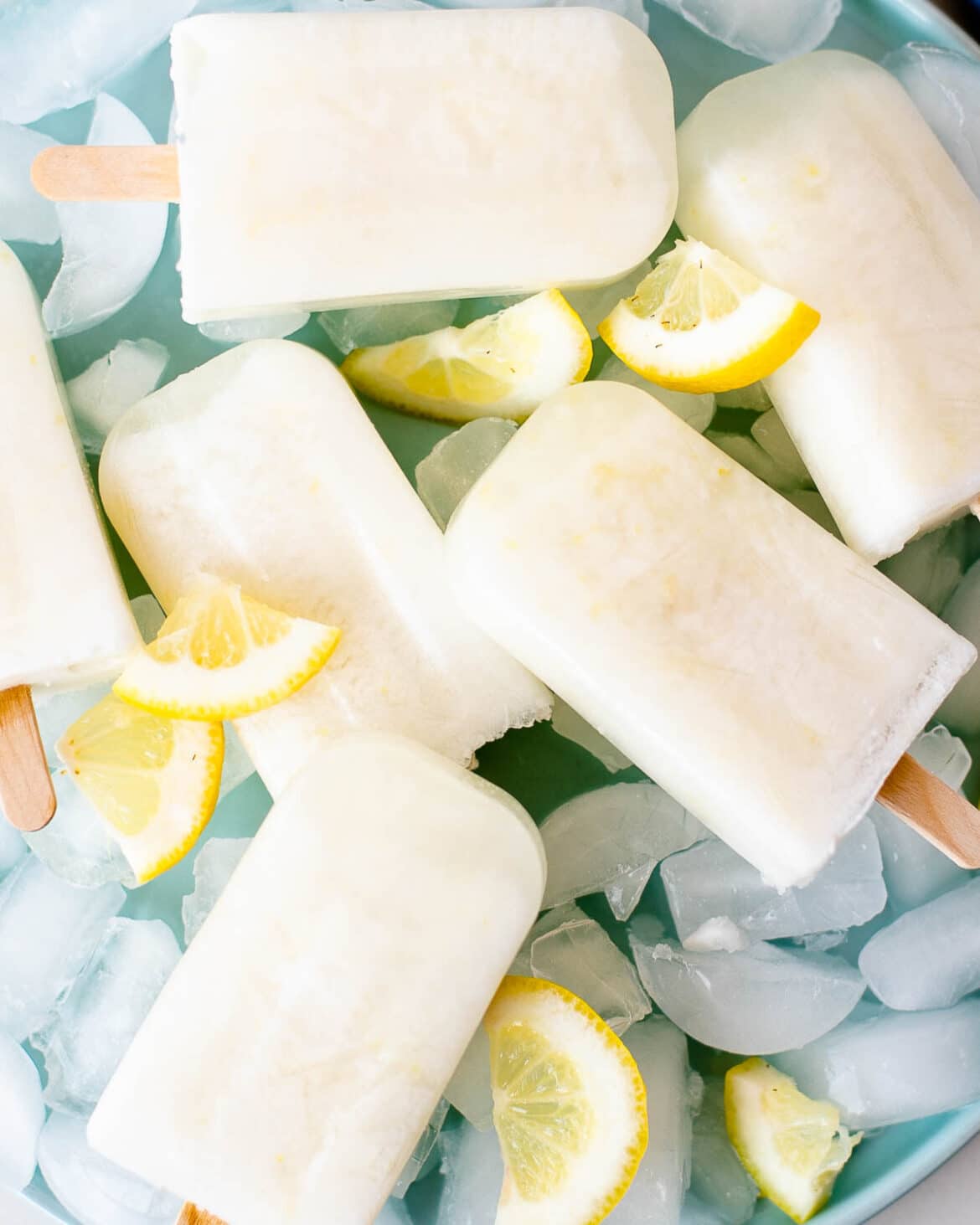 Easy Homemade 3 Ingredient Lemonade Popsicles - Healthy! – Fit Mama ...
