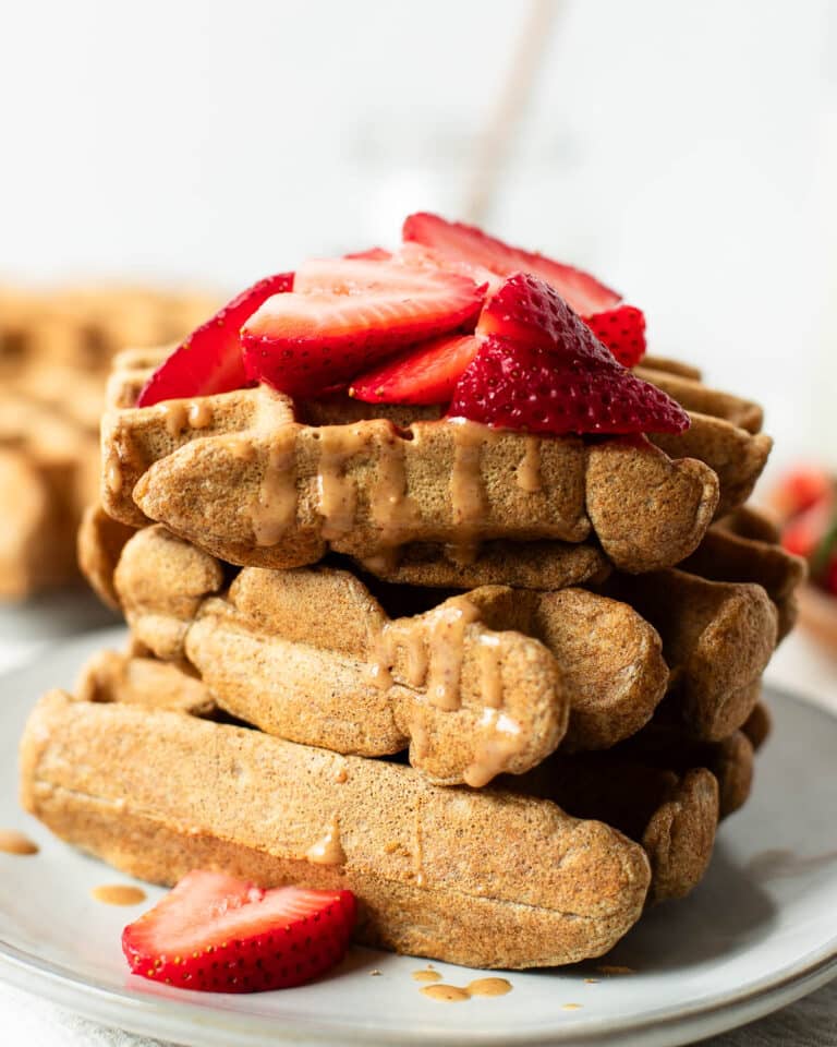 Best Whole Wheat Dairy Free Waffles Recipe - So Easy! – Fit Mama Real Food