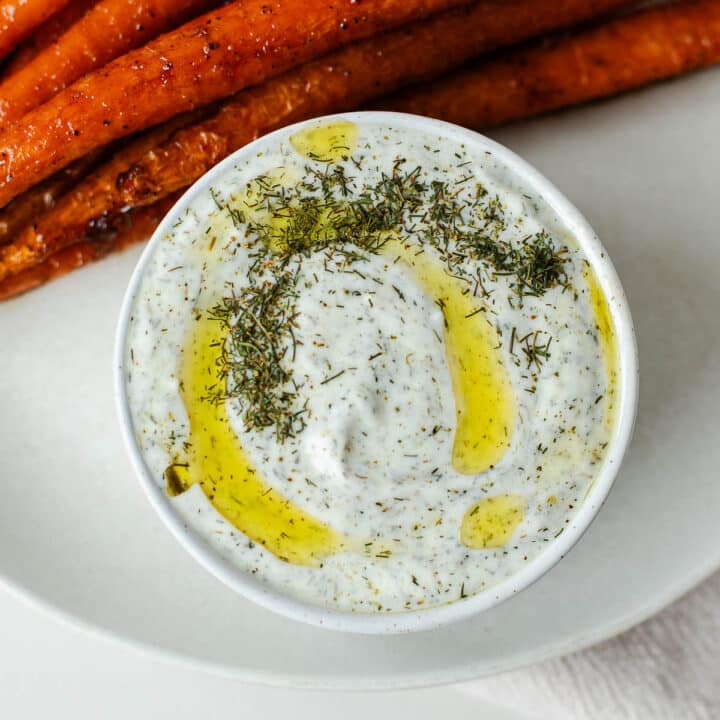Easy Creamy Yogurt Dill Sauce Recipe with Lemon – Fit Mama Real Food