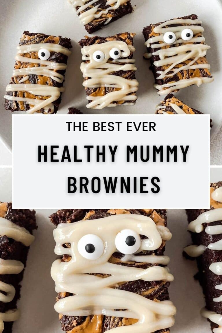 How To Make Healthy Mummy Brownies for Halloween – Fit Mama Real Food