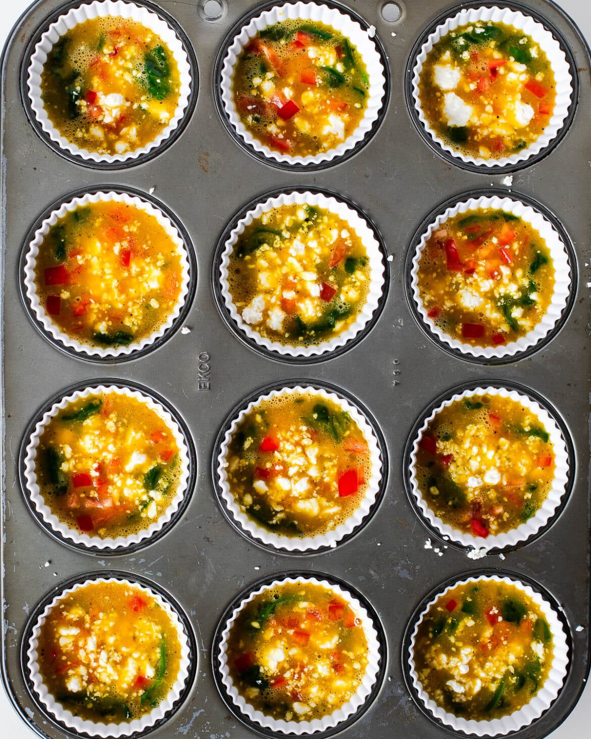 5 Ingredient Spinach Feta Egg Muffins - High Protein! – Fit Mama Real Food