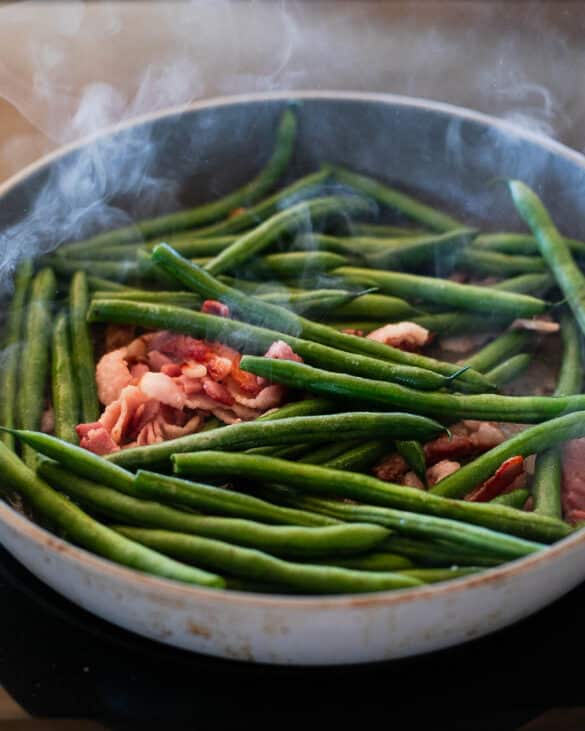 Crack Green Beans Recipe | Fresh Green Beans with Bacon