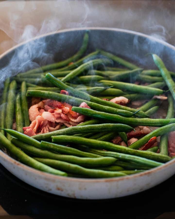 Crack Green Beans Recipe | Fresh Green Beans with Bacon