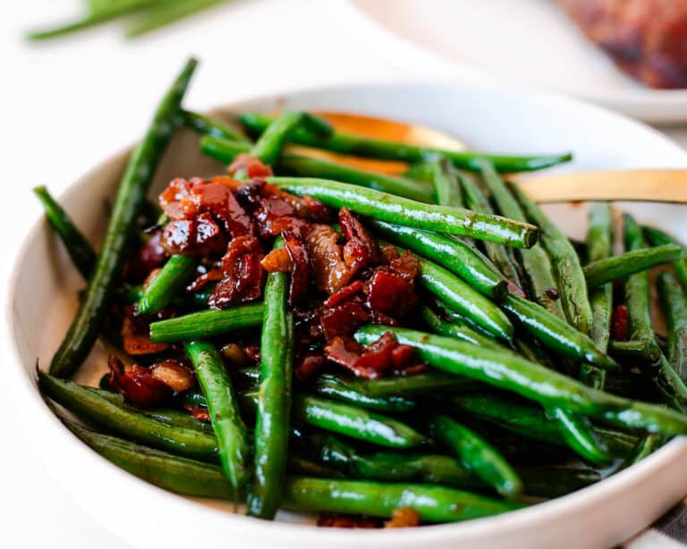 Crack Green Beans Recipe | Fresh Green Beans with Bacon