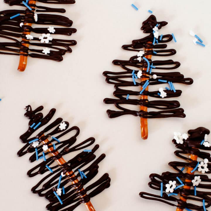 Easy No-Bake Chocolate Pretzel Trees for Christmas – Fit Mama Real Food