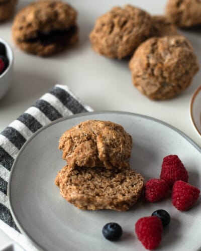 Easy 100% Whole Wheat Honey Drop Biscuits Recipe – Fit Mama Real Food