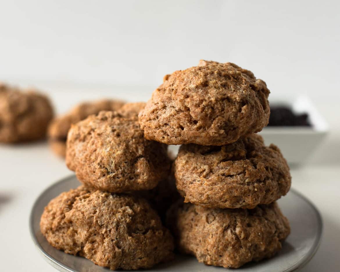 Easy 100% Whole Wheat Honey Drop Biscuits Recipe – Fit Mama Real Food