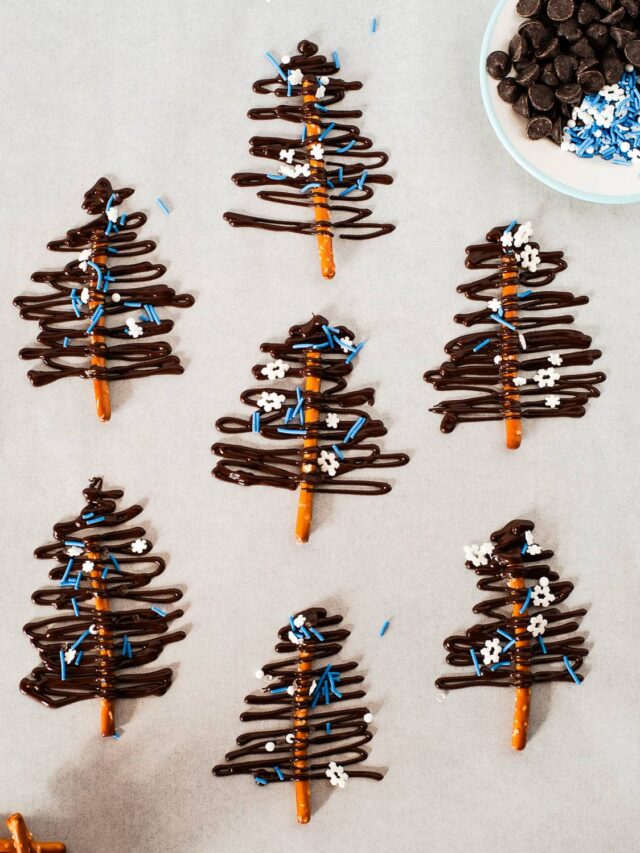 Chocolate Pretzel Trees – Fit Mama Real Food