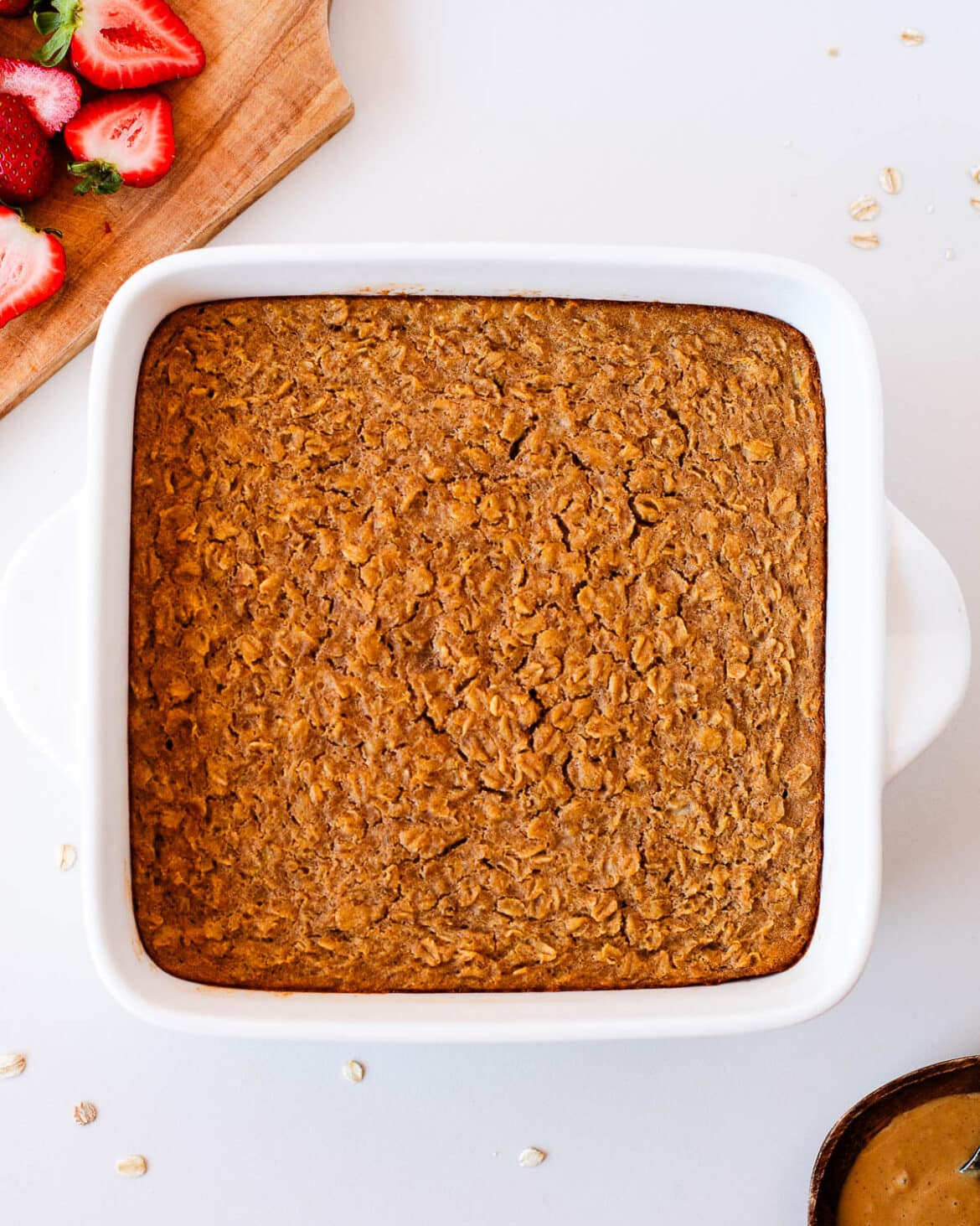 1 Bowl Healthy Peanut Butter Baked Oatmeal Recipe – Fit Mama Real Food