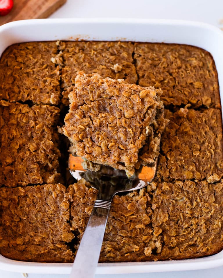 1 Bowl Healthy Peanut Butter Baked Oatmeal Recipe – Fit Mama Real Food