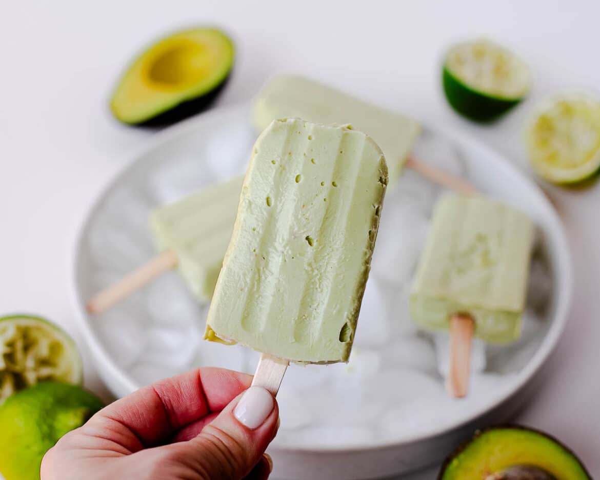 Creamy Avocado Lime Popsicles - Dairy Free Recipe! – Fit Mama Real Food