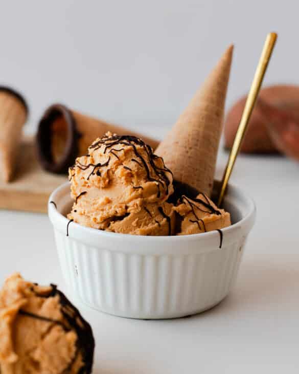 Healthy Sweet Potato Pie Ice Cream Recipe - Vegan! – Fit Mama Real Food
