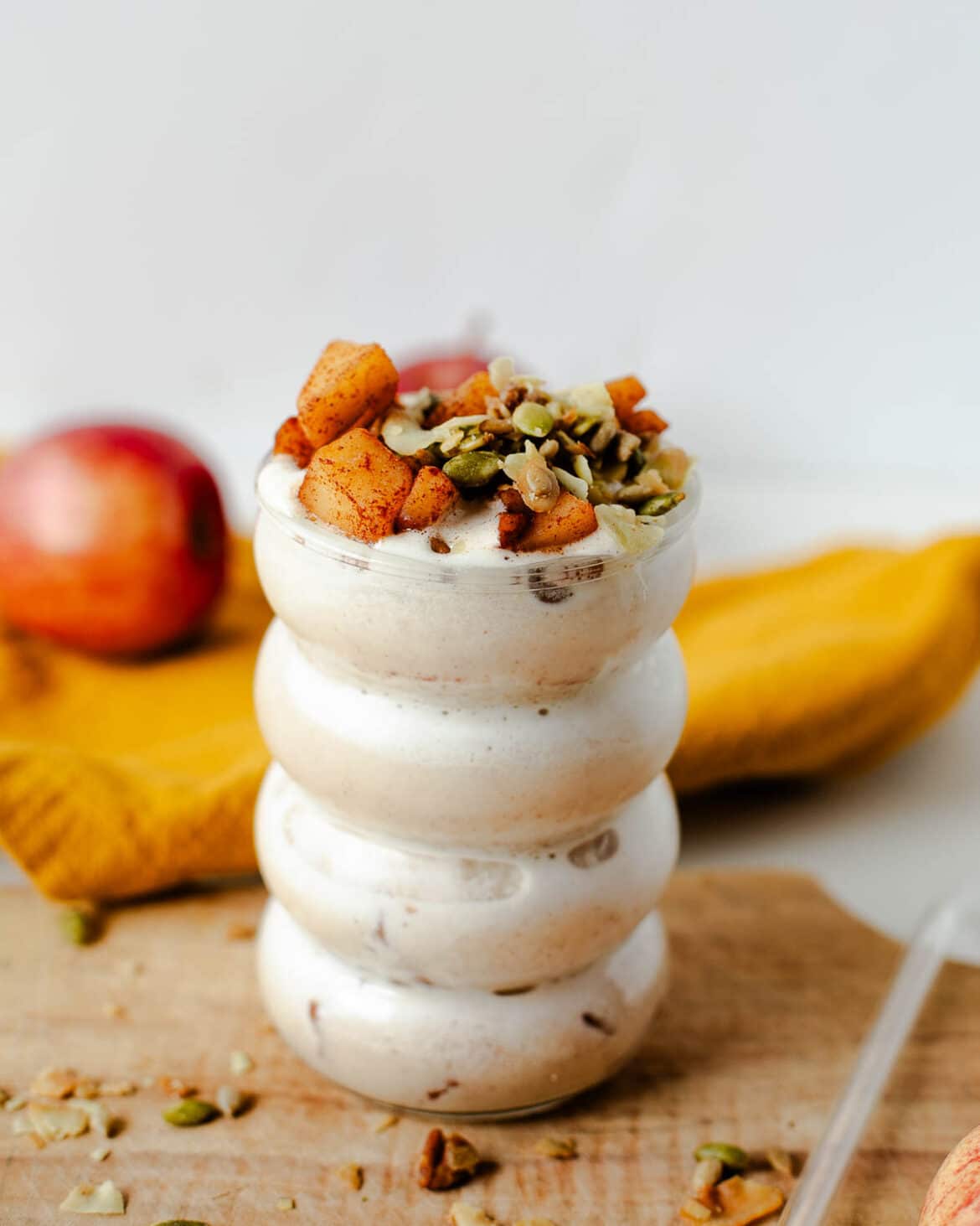Healthy High Protein Apple Pie Shake with Veggies! – Fit Mama Real Food