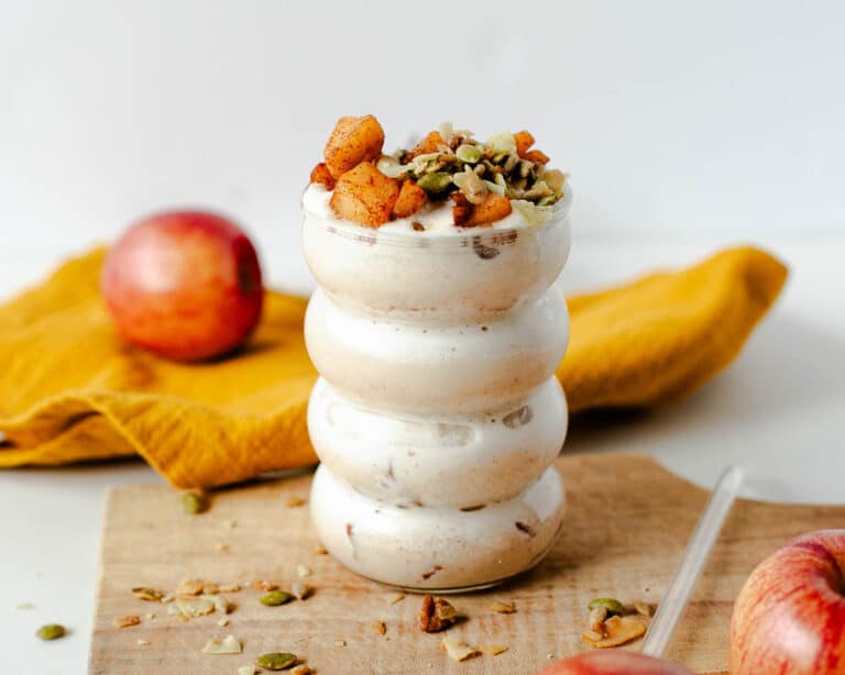 Healthy High Protein Apple Pie Shake with Veggies! – Fit Mama Real Food