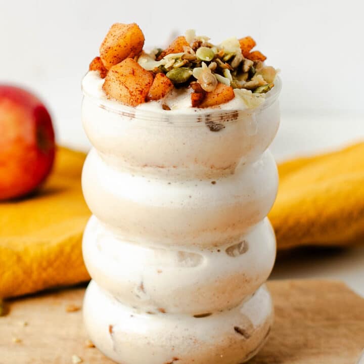 Healthy High Protein Apple Pie Shake with Veggies! – Fit Mama Real Food