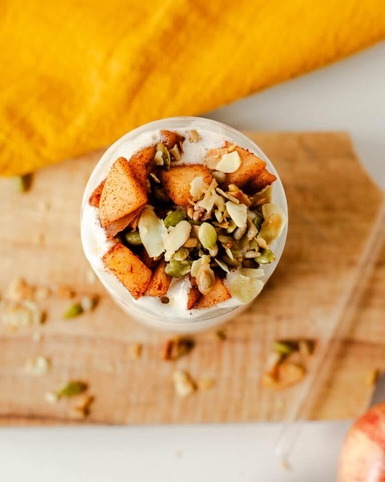 Healthy High Protein Apple Pie Shake with Veggies! – Fit Mama Real Food