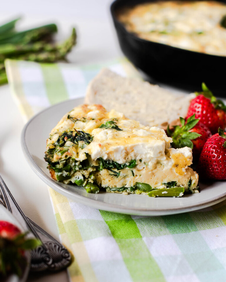 Healthy Springtime Vegetable Frittata with Asparagus – Fit Mama Real Food