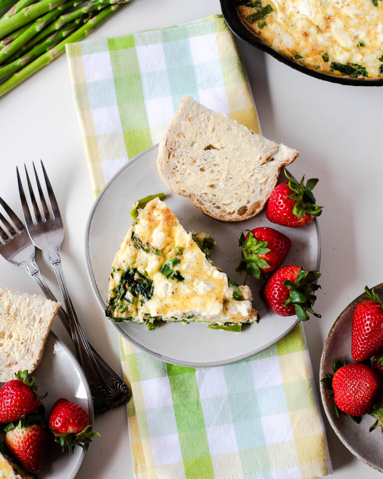 Healthy Springtime Vegetable Frittata with Asparagus – Fit Mama Real Food