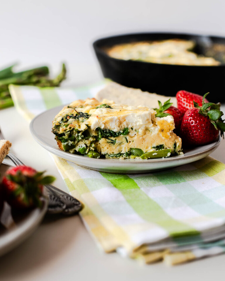 Healthy Springtime Vegetable Frittata with Asparagus – Fit Mama Real Food