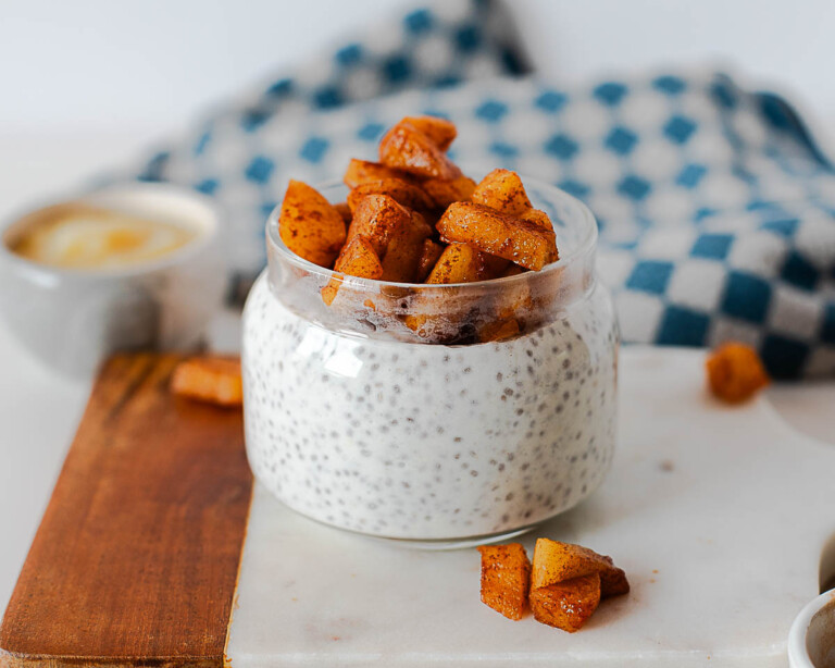 High Protein Apple Pie Chia Seed Pudding Recipe – Fit Mama Real Food