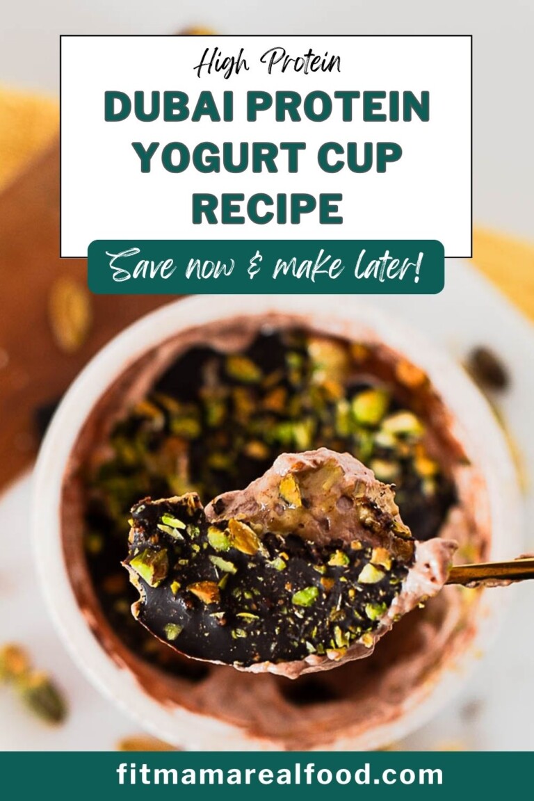 Dubai Protein Yogurt Cup – Fit Mama Real Food